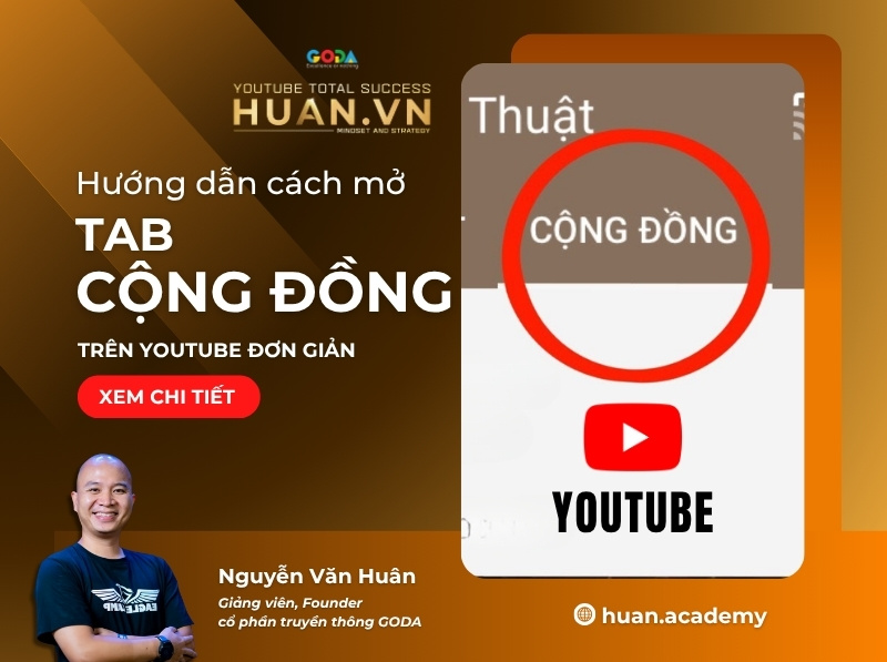 Cách Mở Tab Cộng Đồng Trên YouTube Đơn Giản từ A-Z
