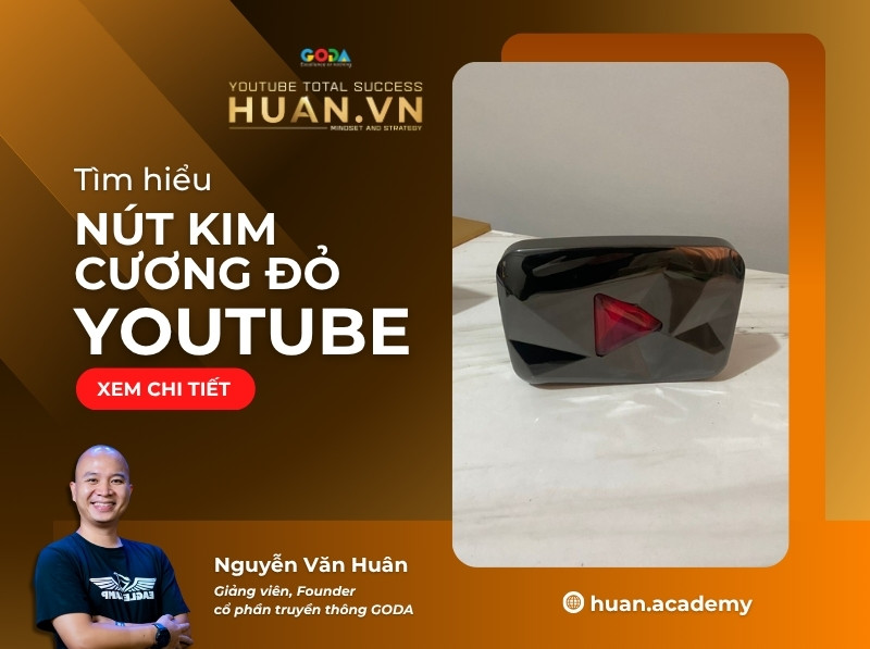Nút kim cương đỏ YouTube là gì? Bao nhiêu sub thì đạt được?