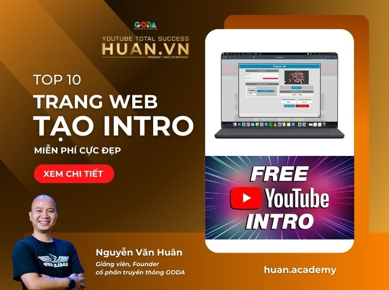TOP 10 trang web tạo Intro/Outro video online miễn phí cực đẹp