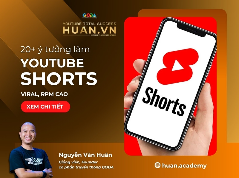 20+ Ý Tưởng Làm Video YouTube Shorts Hút Triệu Subcribers
